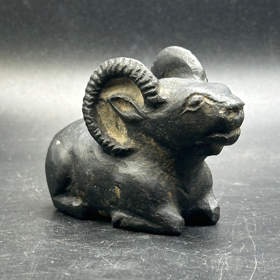 Rare Ancient Greek Culture Carved Stone Ram's Figure - 2000+ Years Old ...