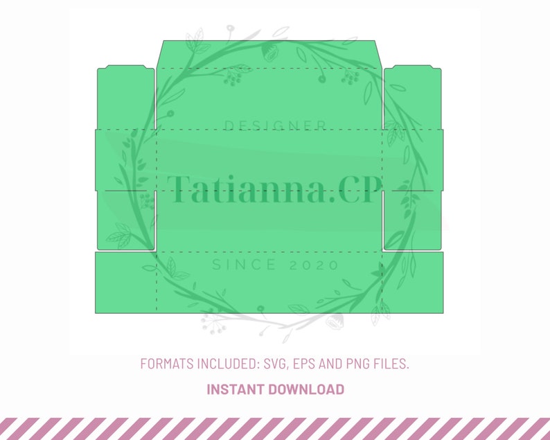 Box Template, Cookies, Macarons Box, SVG_EPS_PNG Files for Laser ...