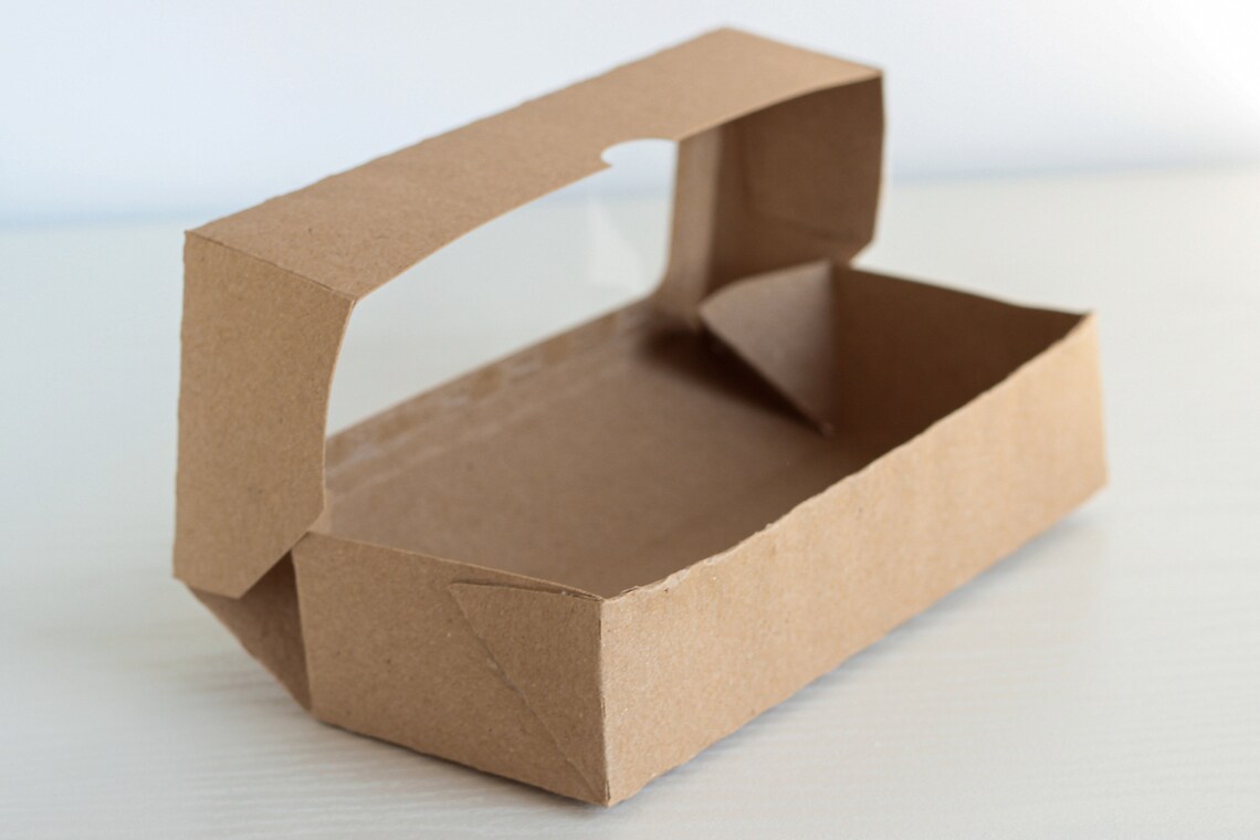 Rectangle Box Template, Box With Transparent Window, SVG_EPS_PNG Files ...