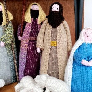 Handmade Knitted Nativity Set - Etsy