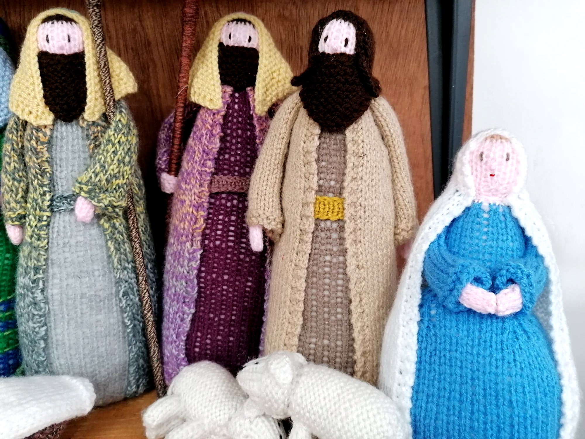 Handmade Knitted Nativity Set - Etsy