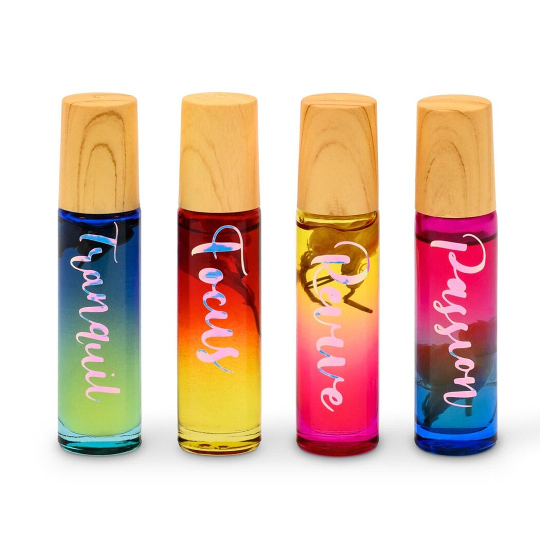 Gradient Colors Infused Essential Oils Roll On - Etsy