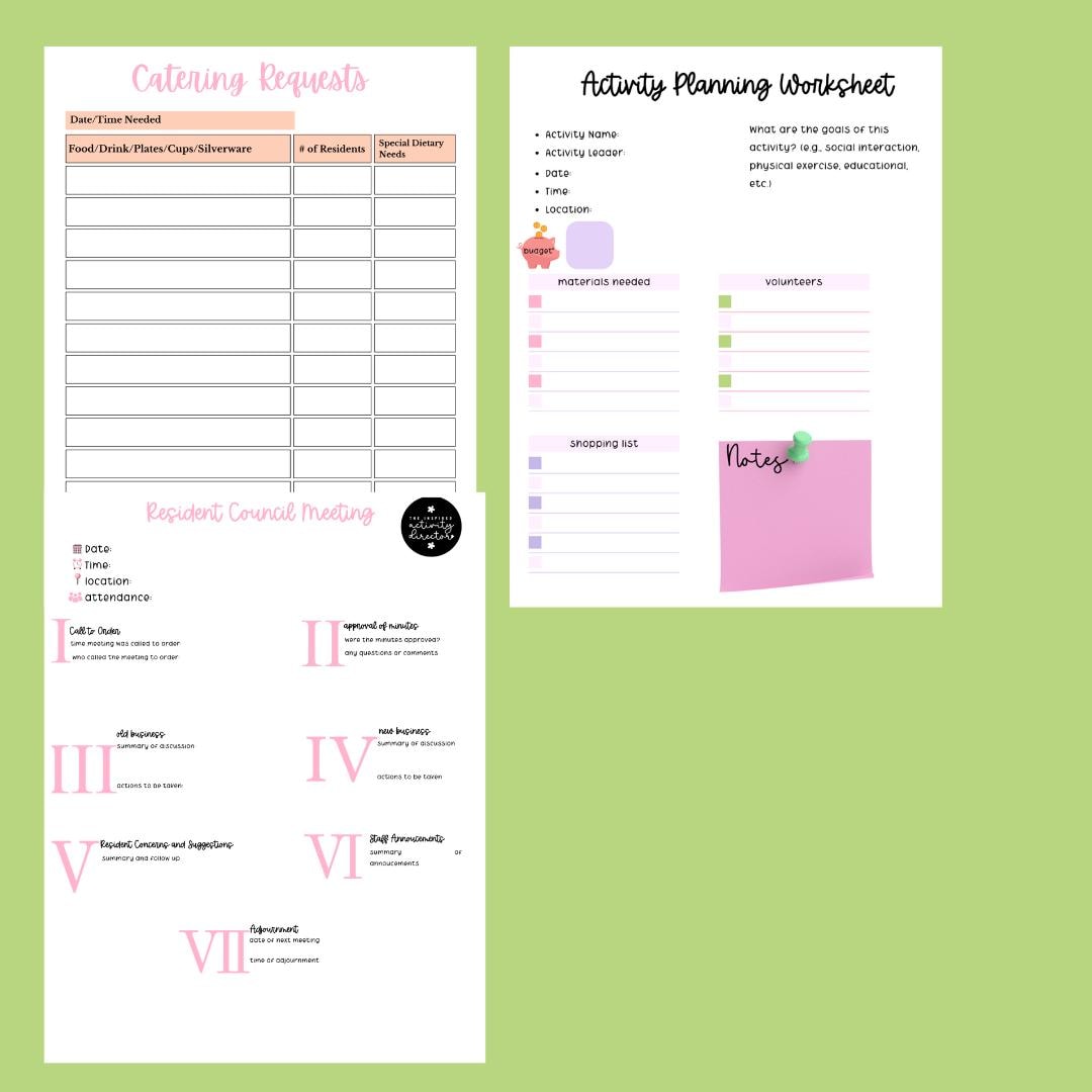 ACTIVITY DIRECTOR Planner|activity Assistant Planner|life Enrichment ...