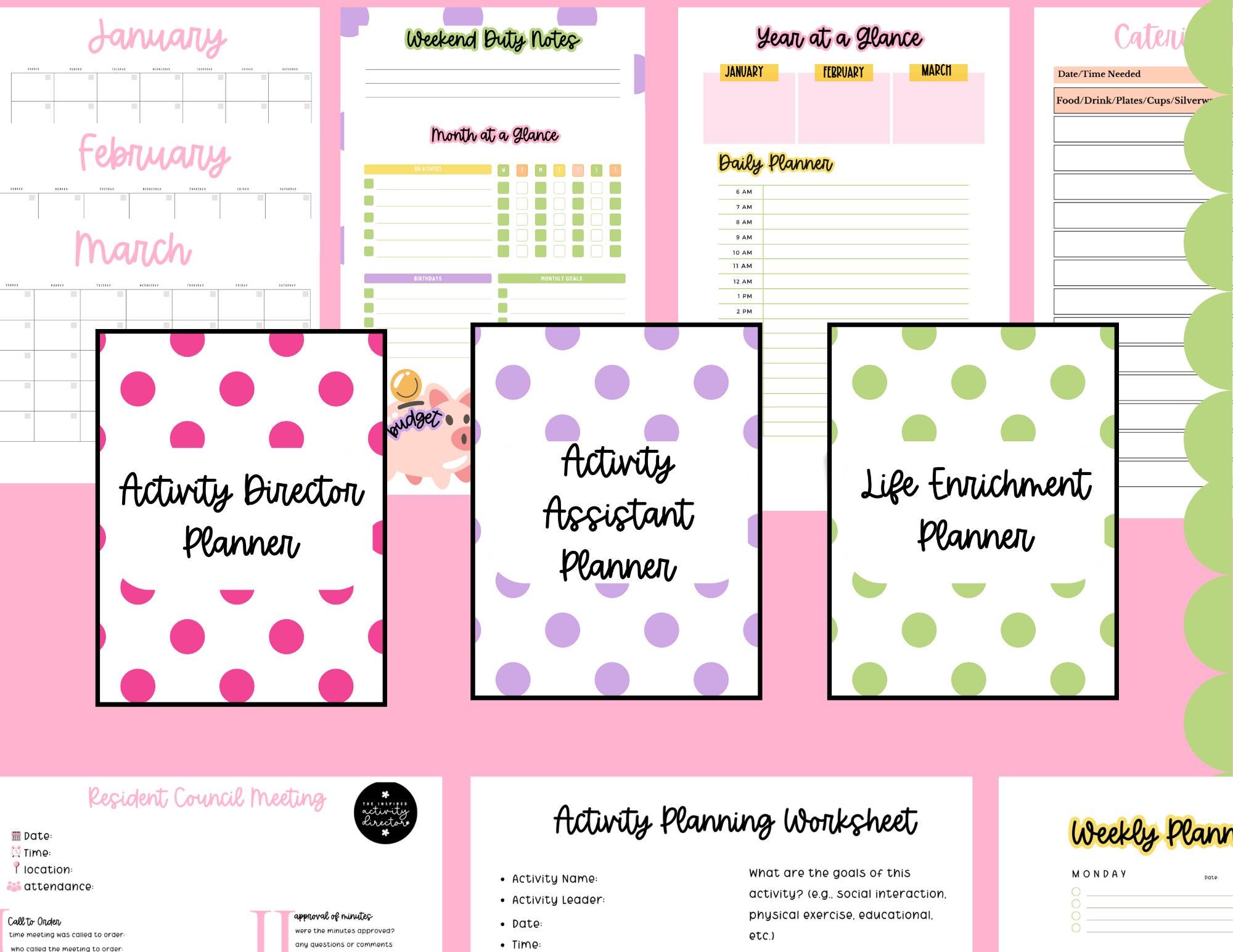 ACTIVITY DIRECTOR Planner|activity Assistant Planner|life Enrichment ...