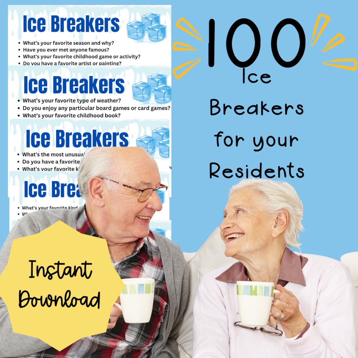 Ice Breakers for Senior Citizenssenior Citizen Gamesassisted ...