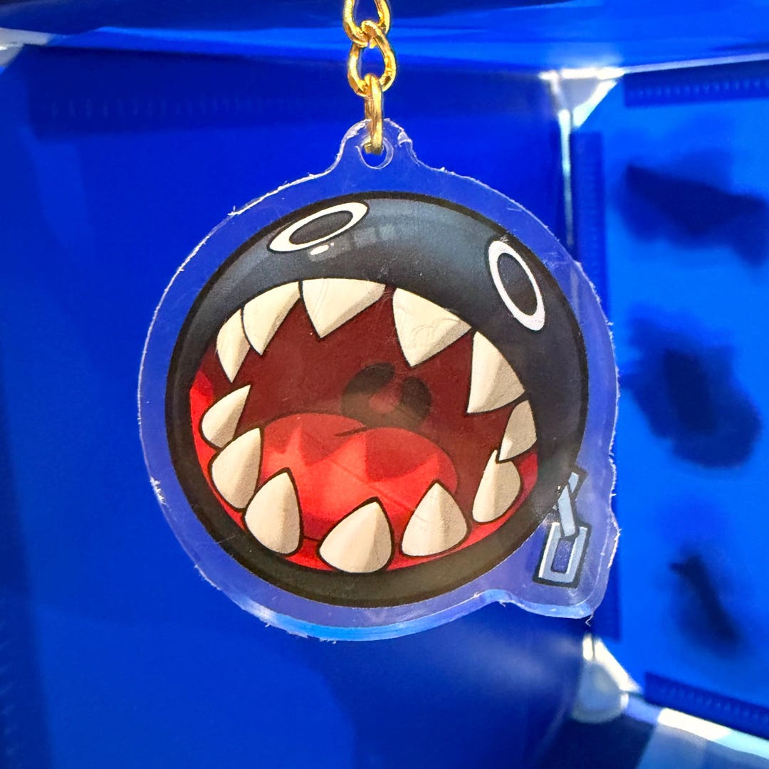 Acrylic 2-inch Sphere Monster Backpack and Keychain Charm - Etsy