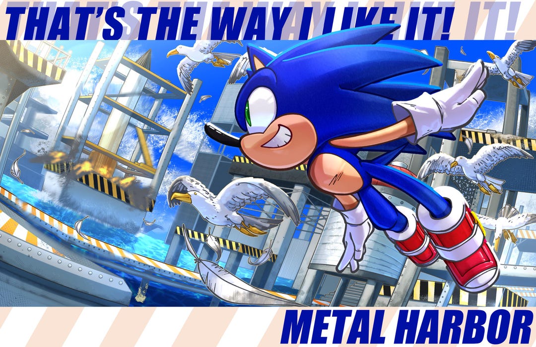 Metal Harbor (sonic Adventure 2) - Etsy