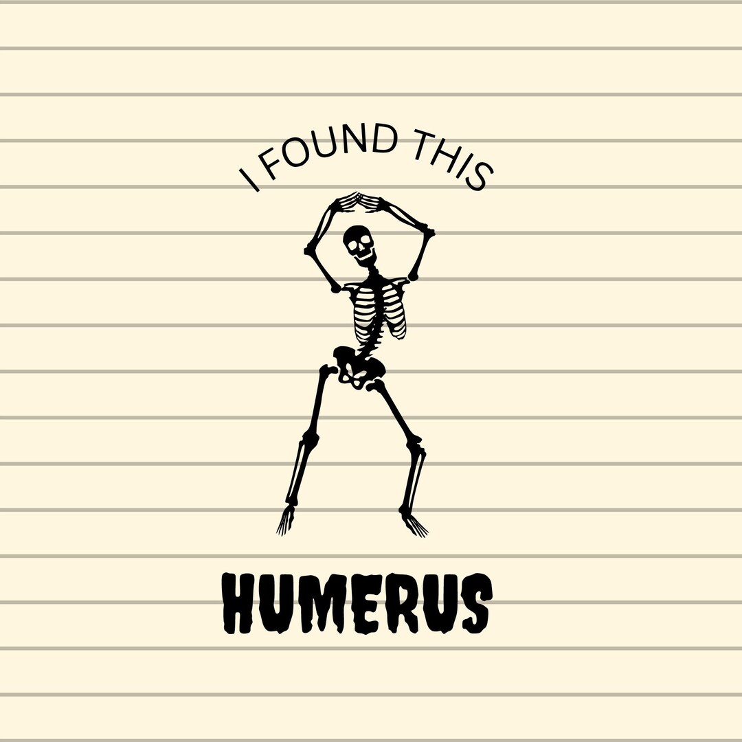 I Found This Humerus Svg, Funny Halloween Svg, Skeleton Hands Svg ...