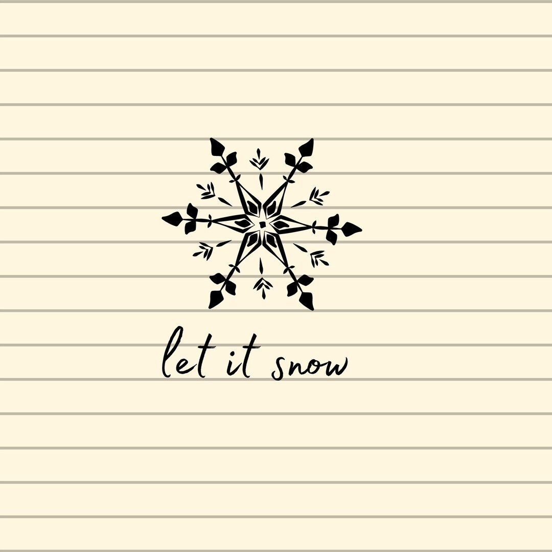 Let It Snow Svg, Christmas Saying Svg, Christmas Svg, Holiday Svg, Snow ...
