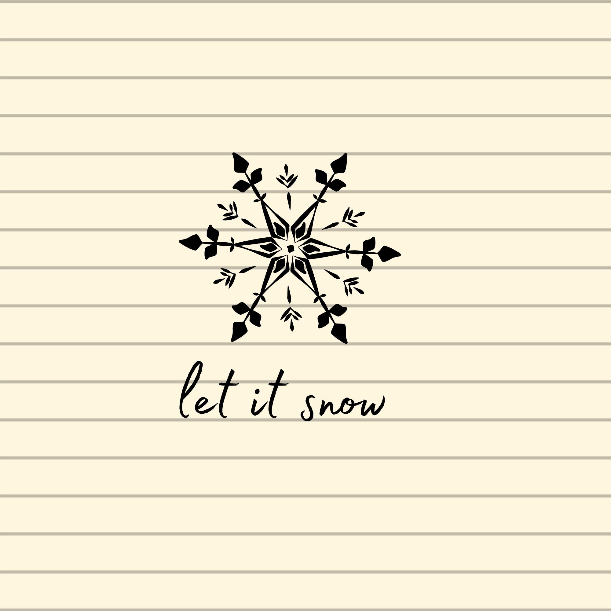 Let It Snow Svg Christmas Saying Svg Christmas Svg Holiday - Etsy