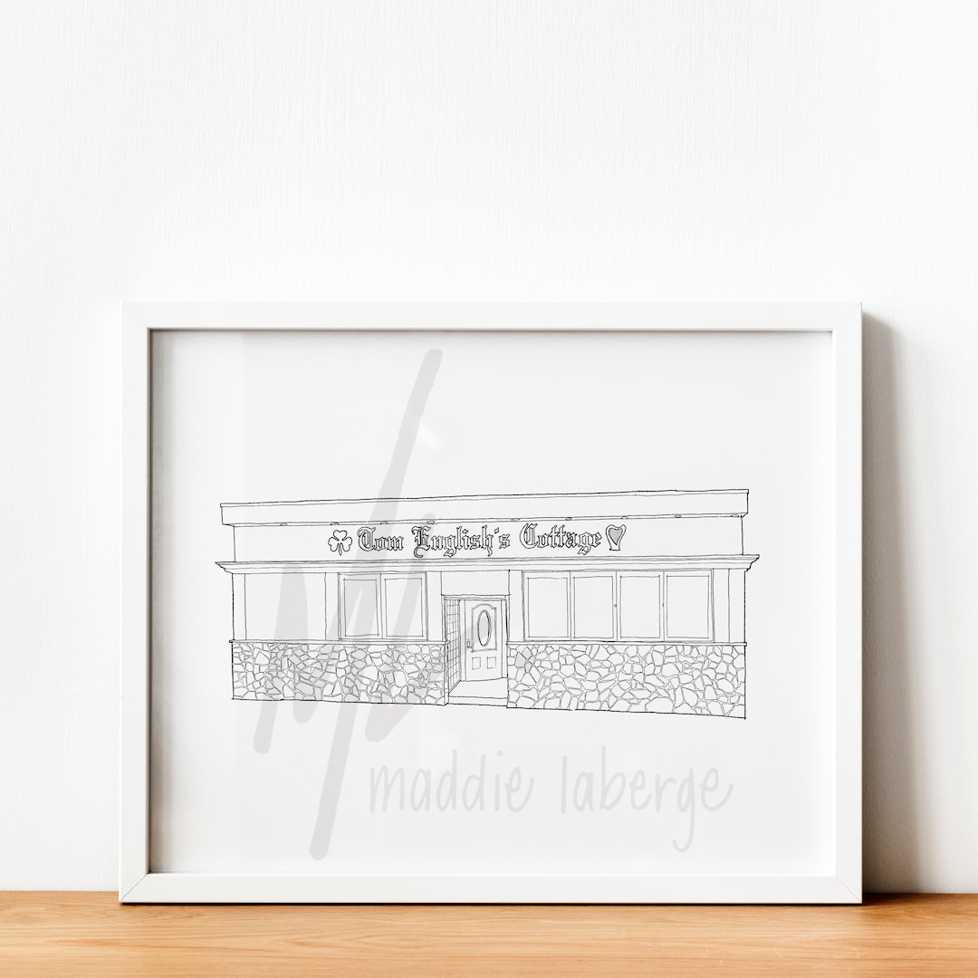 Tom English's Cottage, South Boston, Art Print - Etsy