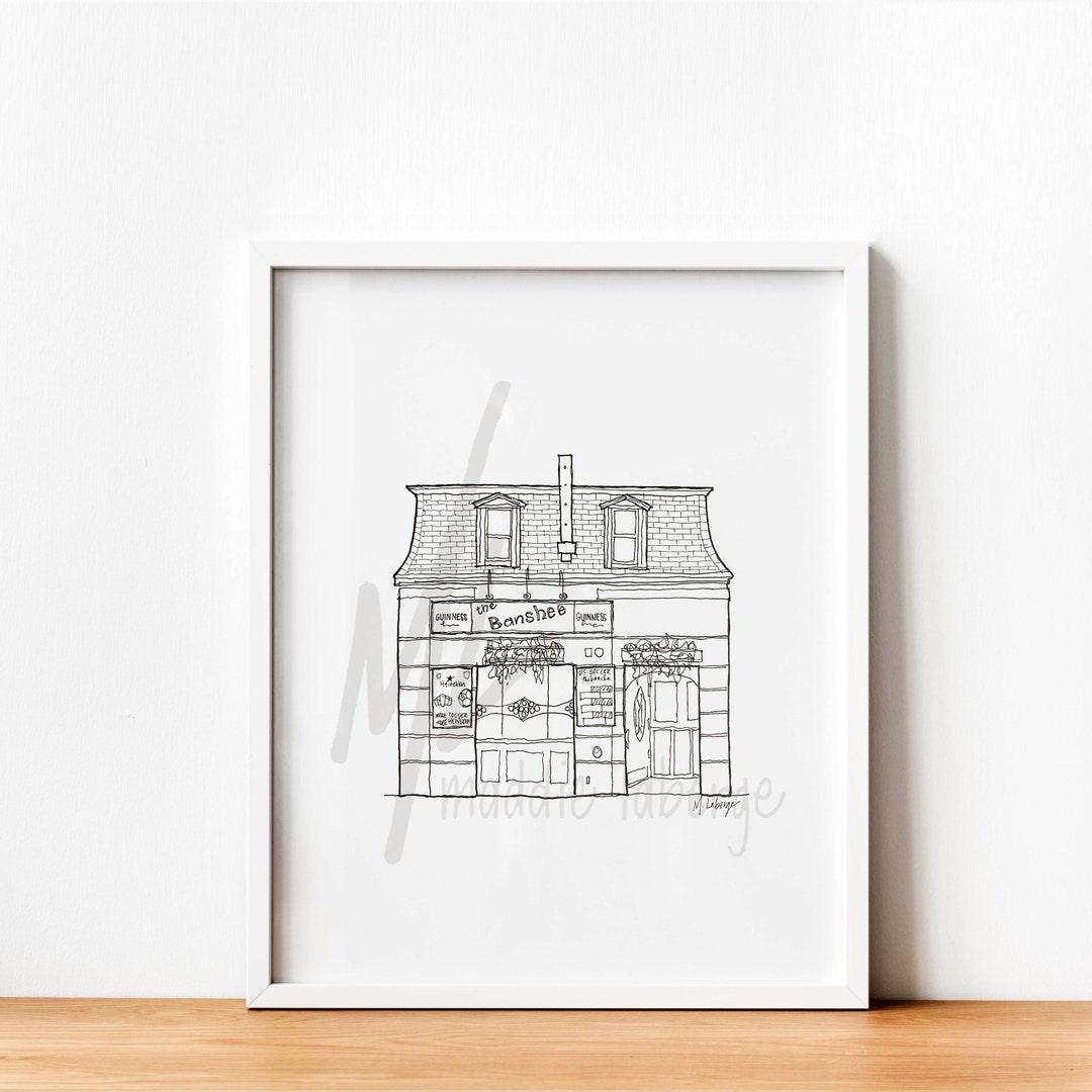 The Banshee, Irish Sports Pub, Boston MA Print - Etsy