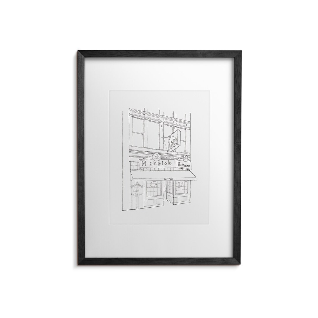 The Tam - ORIGINAL Drawing - Etsy
