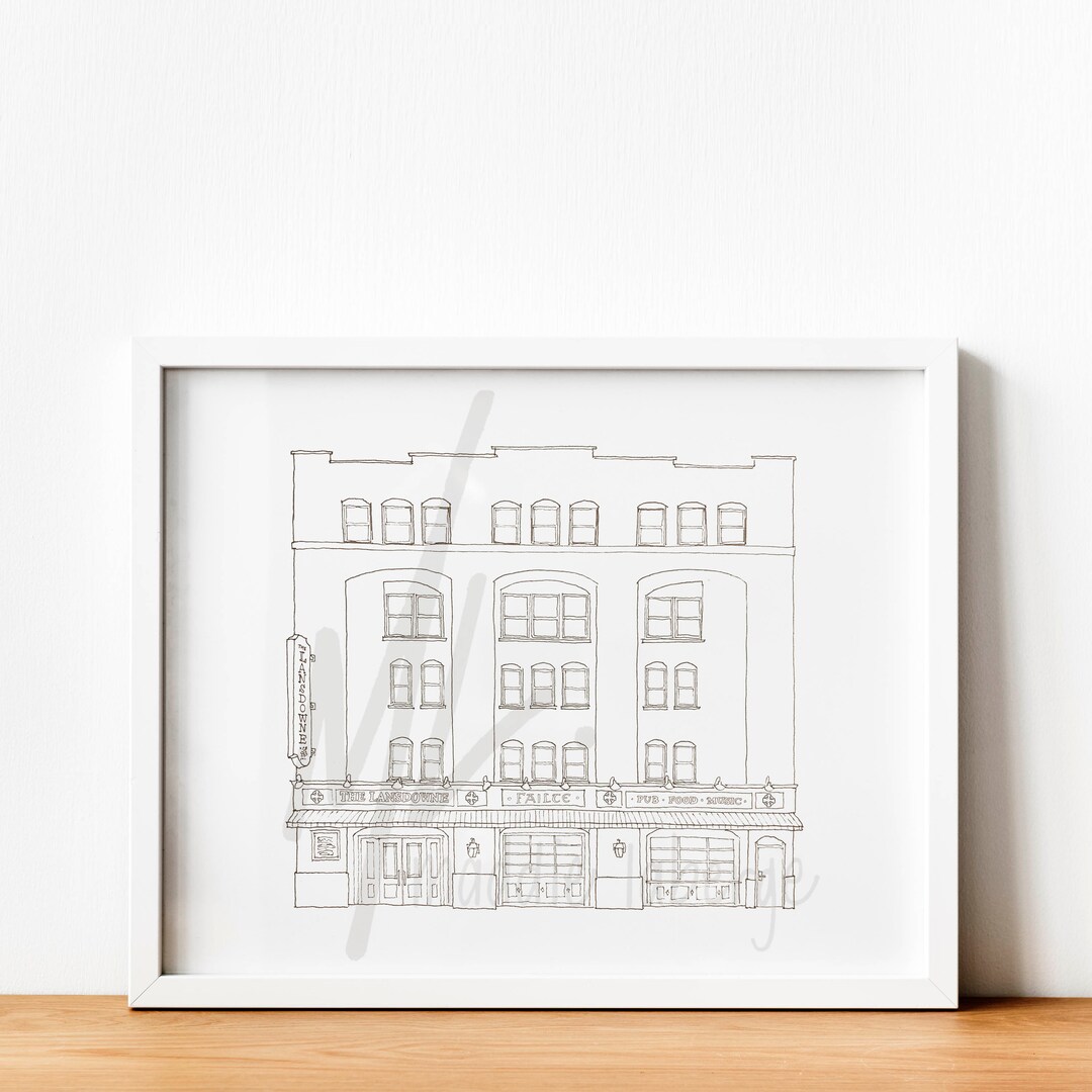 Lansdowne Pub, Boston MA, Print - Etsy