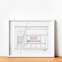 Anchovy 5x7" Print - Etsy