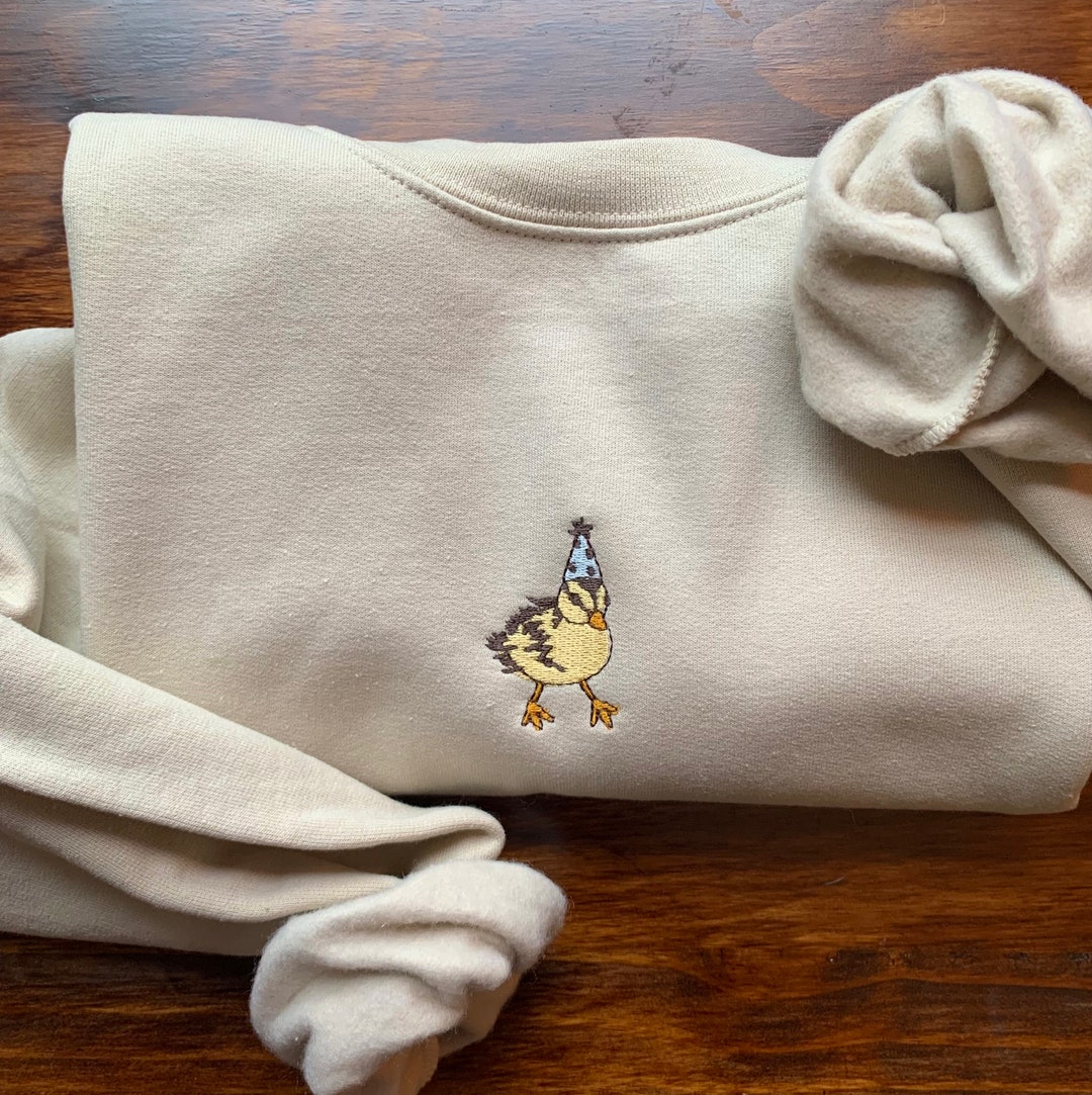 Lil Duck Embroidered Crewneck - Etsy
