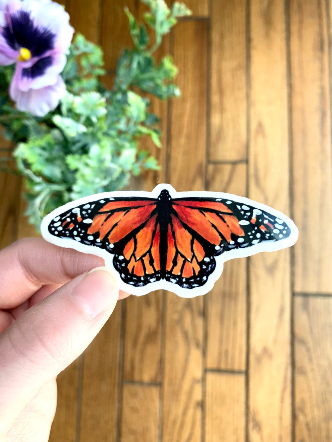 Monarch Butterfly Sticker - Etsy