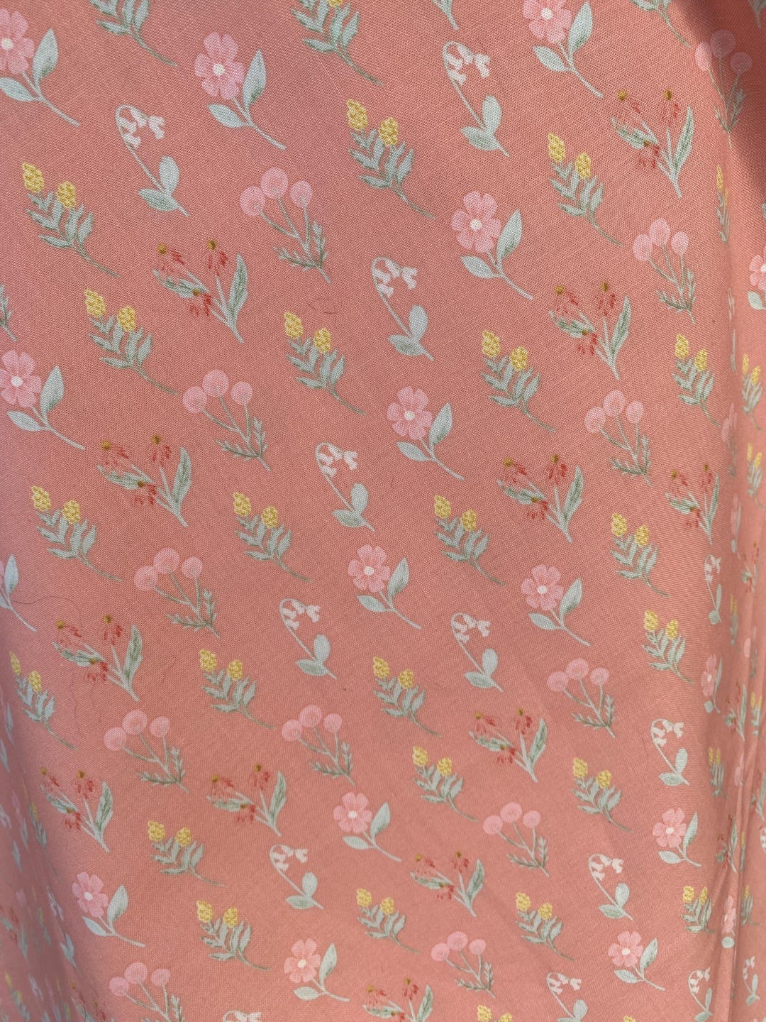 It's A Girl Floral, Coral, Riley Blake Designs Yardage..sold in 1/2 ...