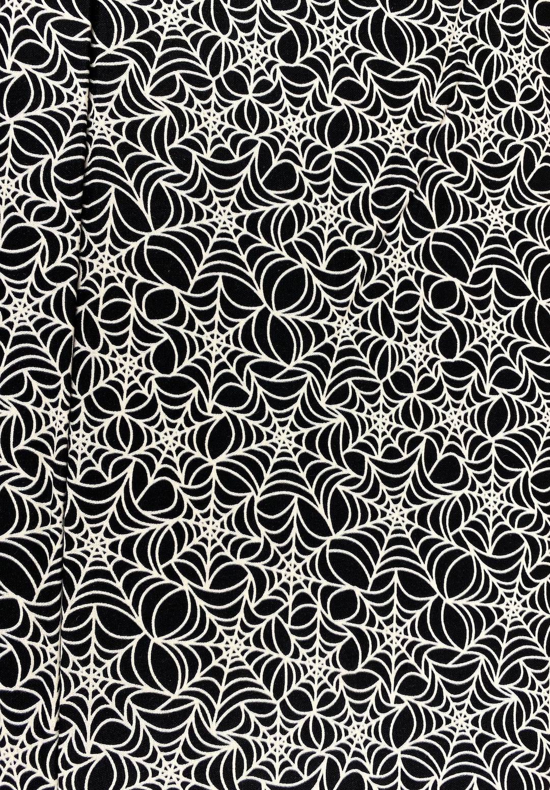 Spider Web Cotton Halloween Fabric by Henry Glass - Etsy