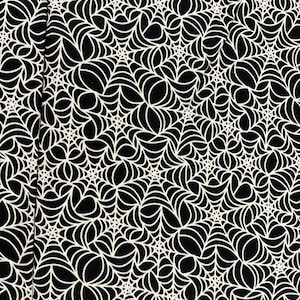 Spider Web Cotton Halloween Fabric by Henry Glass - Etsy
