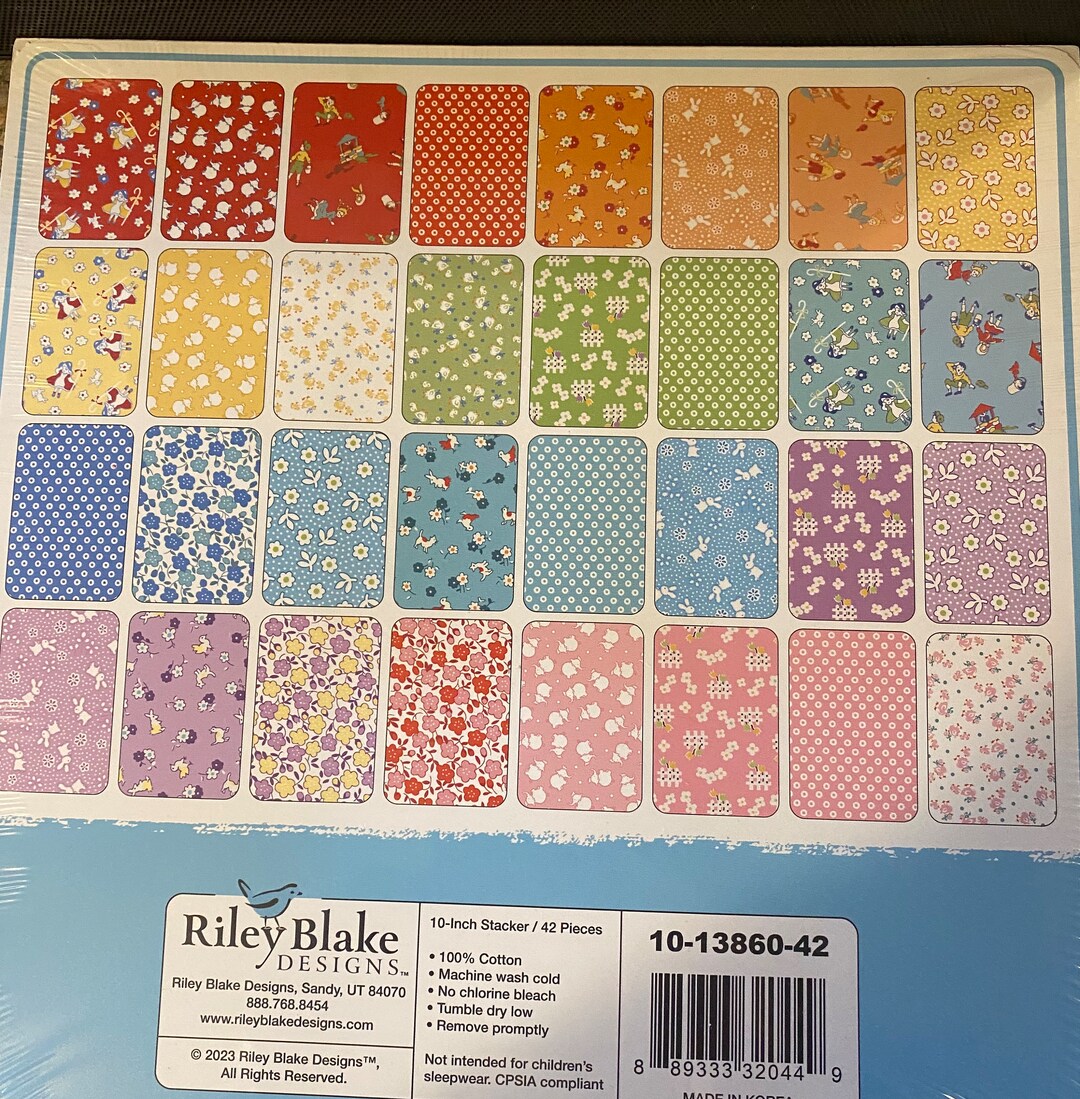 Storytime 30's by Riley Blake Designers, Rolie Polie jelly Roll or 10 ...