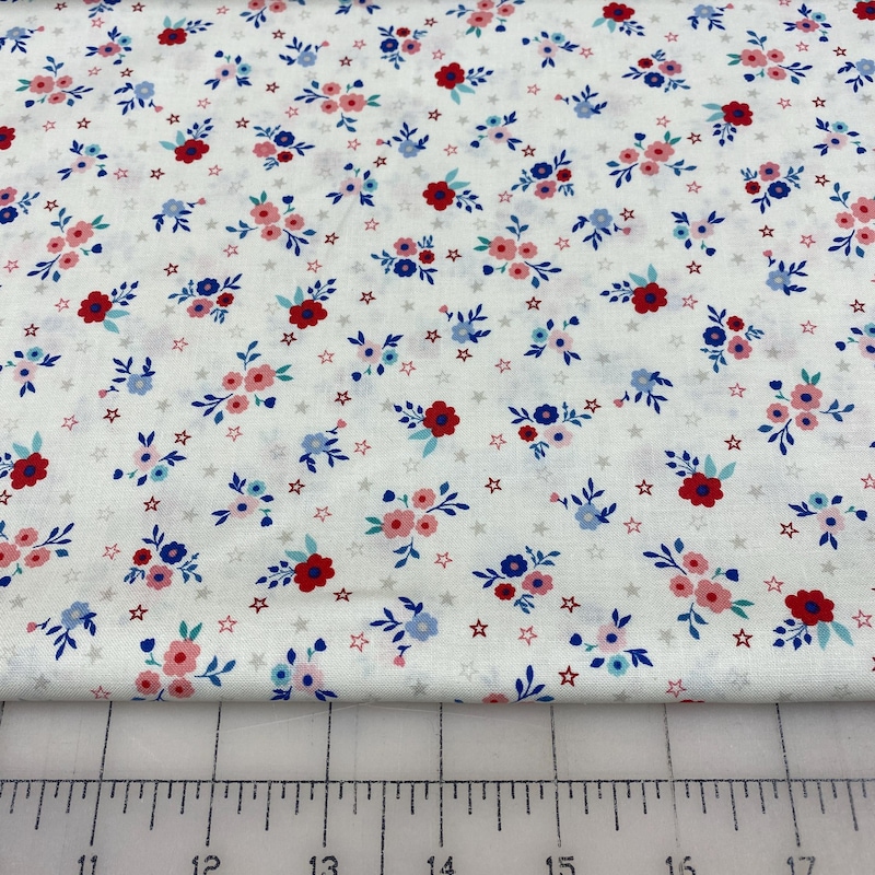 Maywood Red Floral Fabric - Etsy