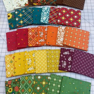 Autumn Afternoon Fat Quarter Bundle by Heather Peterson for Riley Blake ...