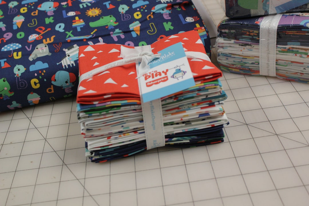 Let's Play Fat Quarter Bundle Kids Fabric - Etsy