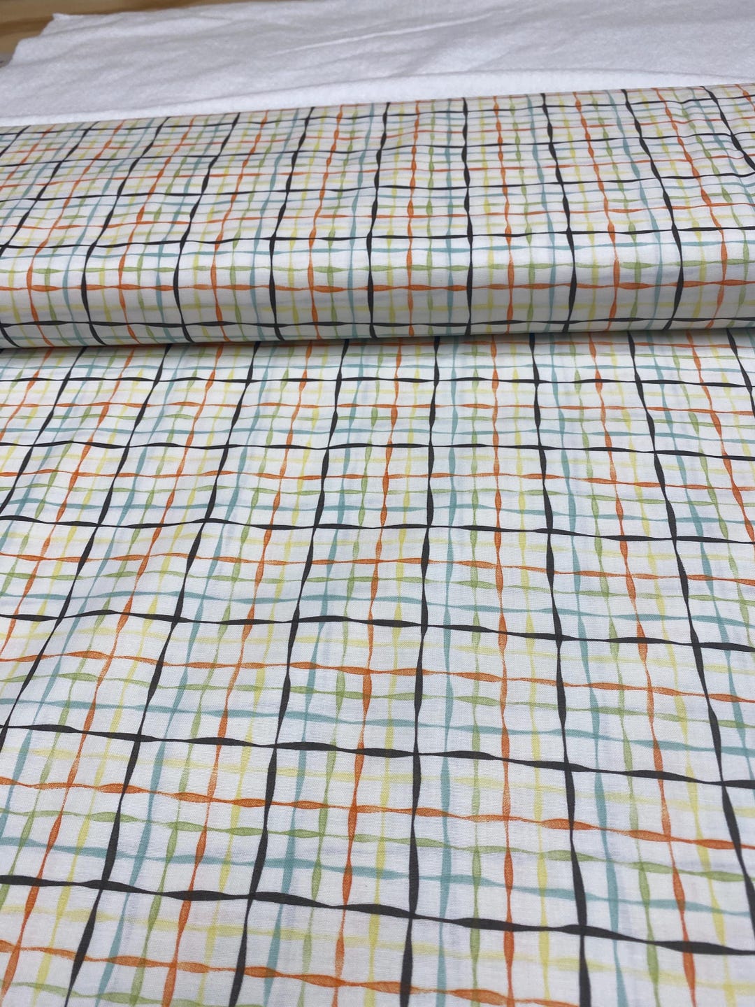 Multi-color Plaid Cotton Fabric - Riley Blake Designs..sold BY 1/2 YARD ...