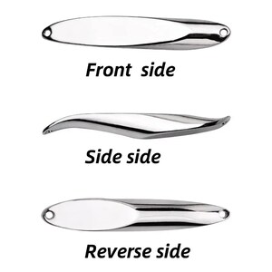 SET OF 10/20 Handmade Silver Wedge Fishing Lures for Bass Perch Pike ...