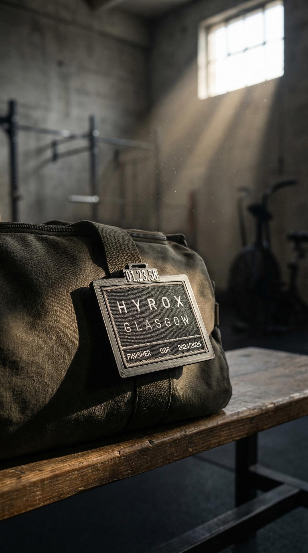 HYROX Patch Holder for Bag With Completion Time - Etsy
