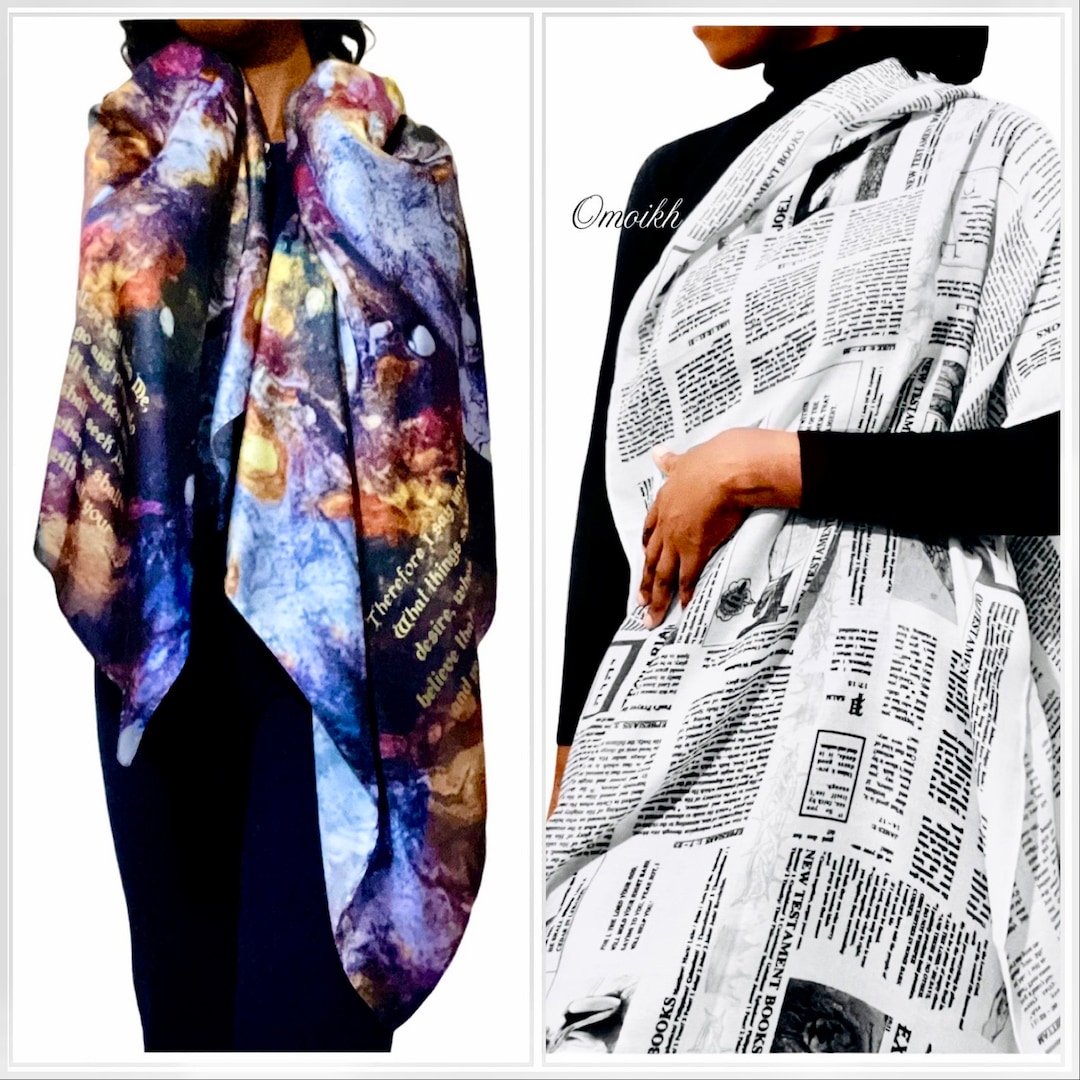 The Bible Post and Supplication (christian Prayer Shawl With Bible ...