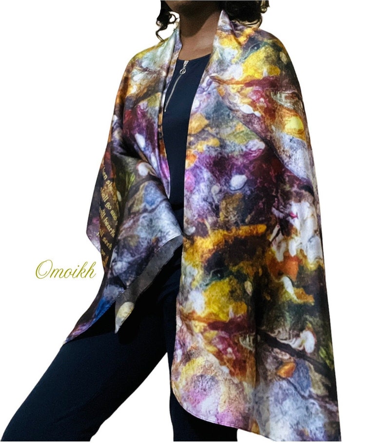 PSALM 91-vibrant and SUPPLICATION (christian Scarf With Bible Verse ...