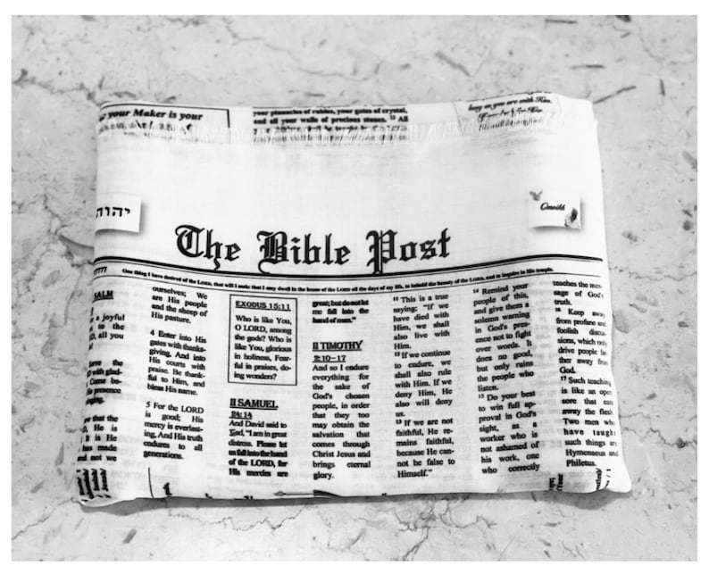 The Bible Post and Supplication (christian Prayer Shawl With Bible ...