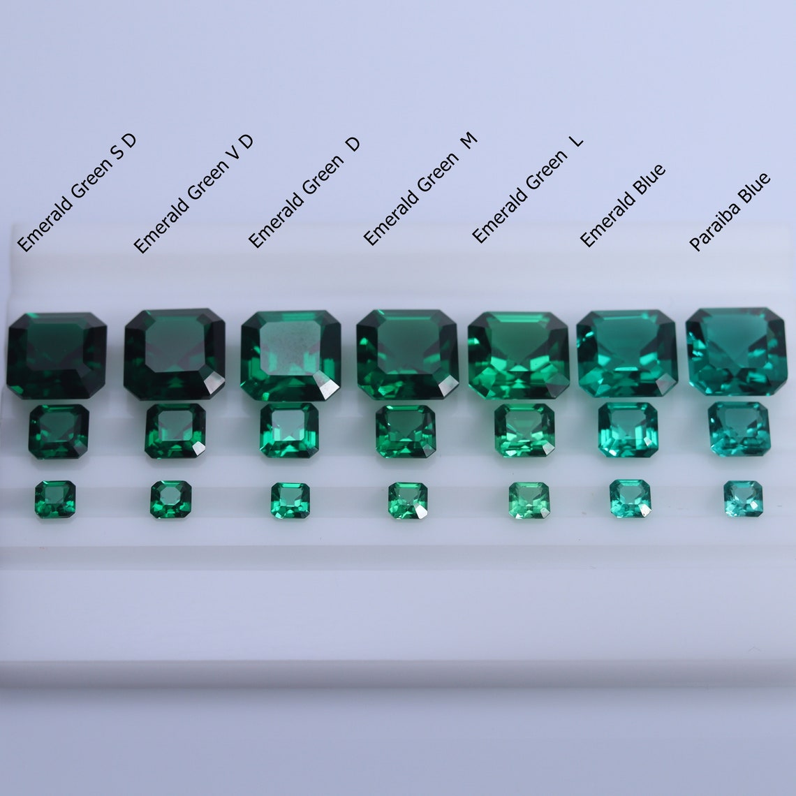 Emerald Green Light Nano Spinel Loose Crystal Gemstones | Etsy