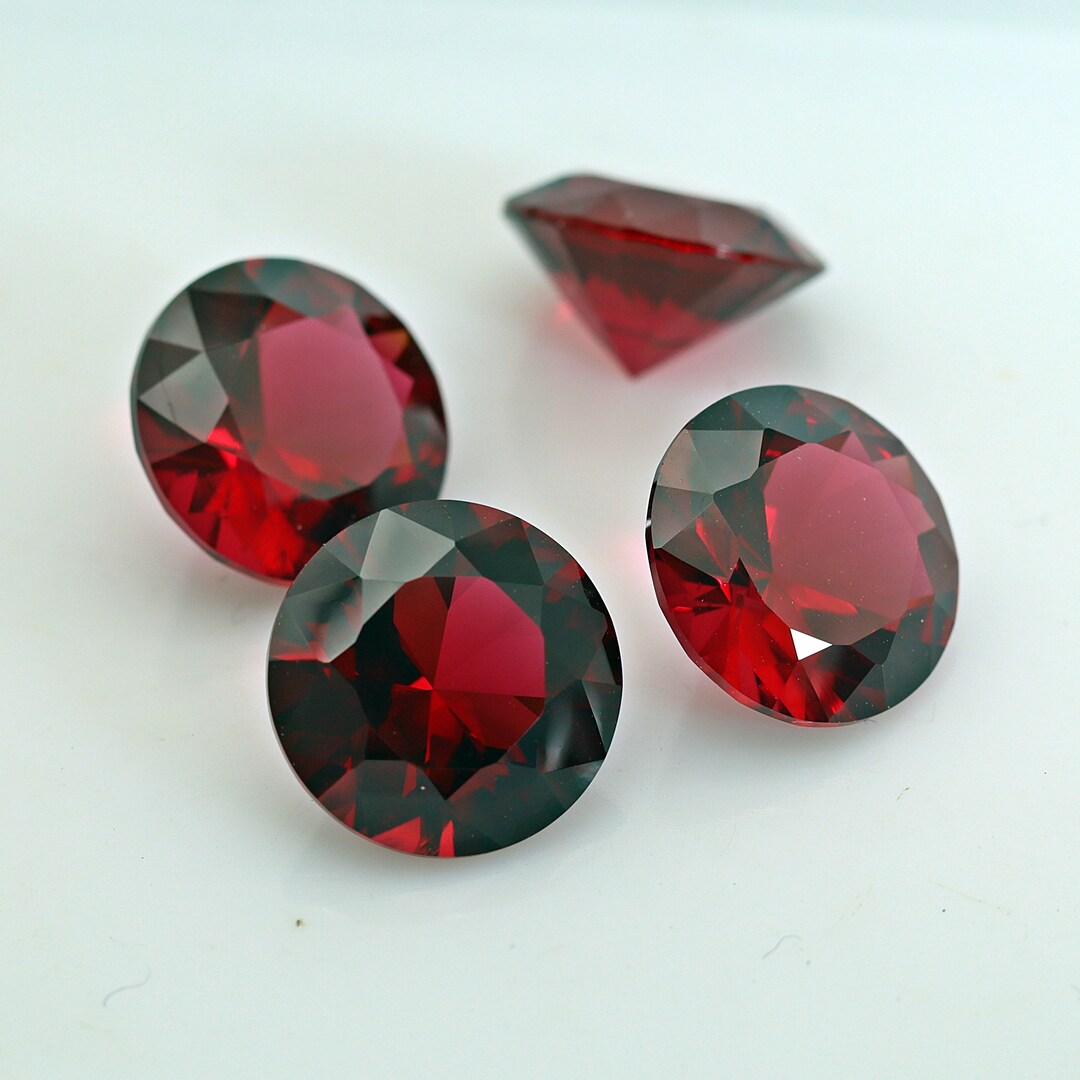 6.010.0mm Rhodolite Garnet Nano Crystal Gems Heat Resistant - Etsy