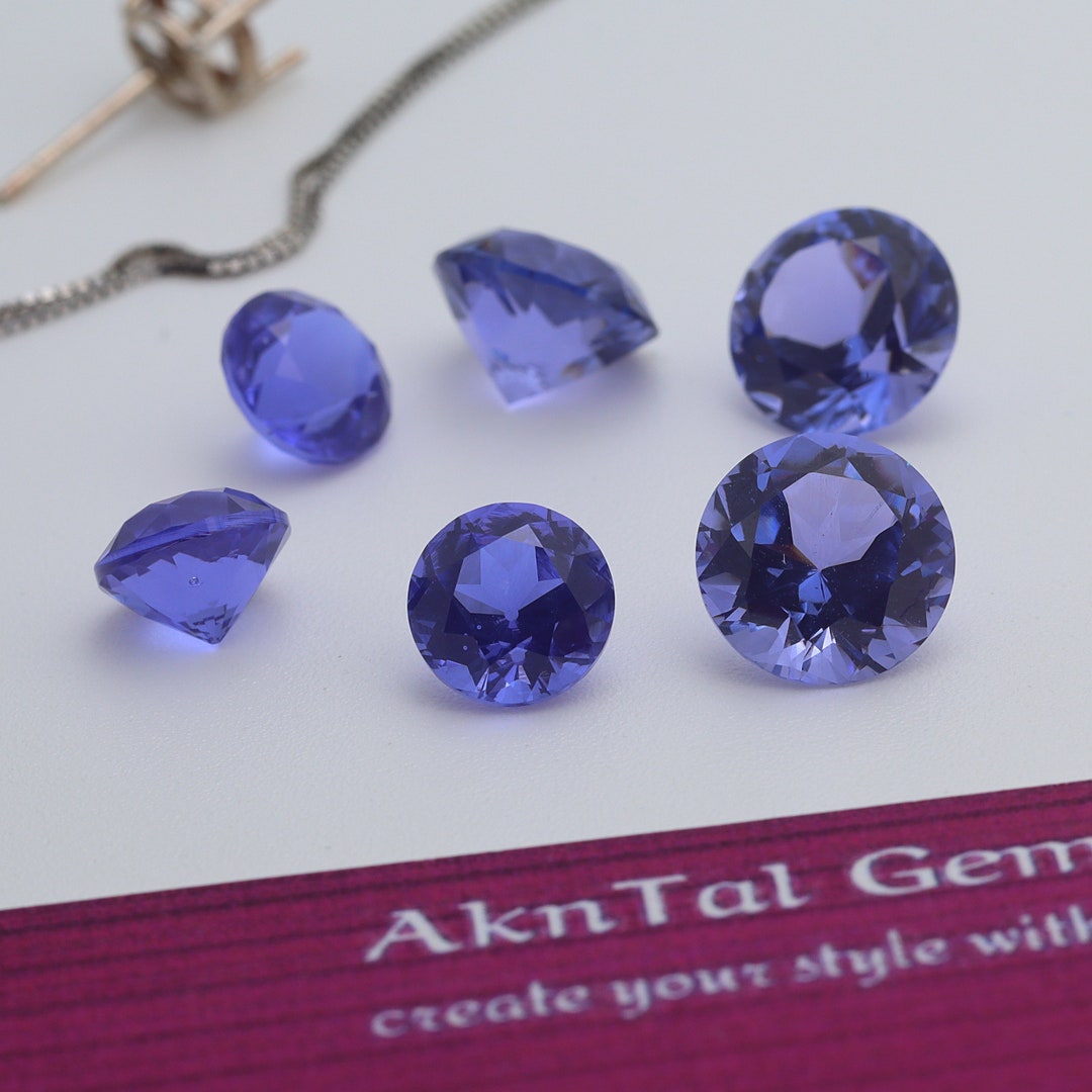 5.0-15.0mm Light Tanzanite Nano Crystal Heat Resistant Nano Tanzanite ...