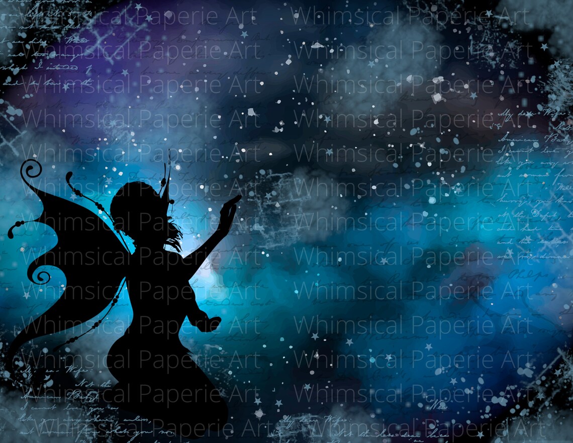 Fairy Digital Paper Printable Journal Pages Printable - Etsy