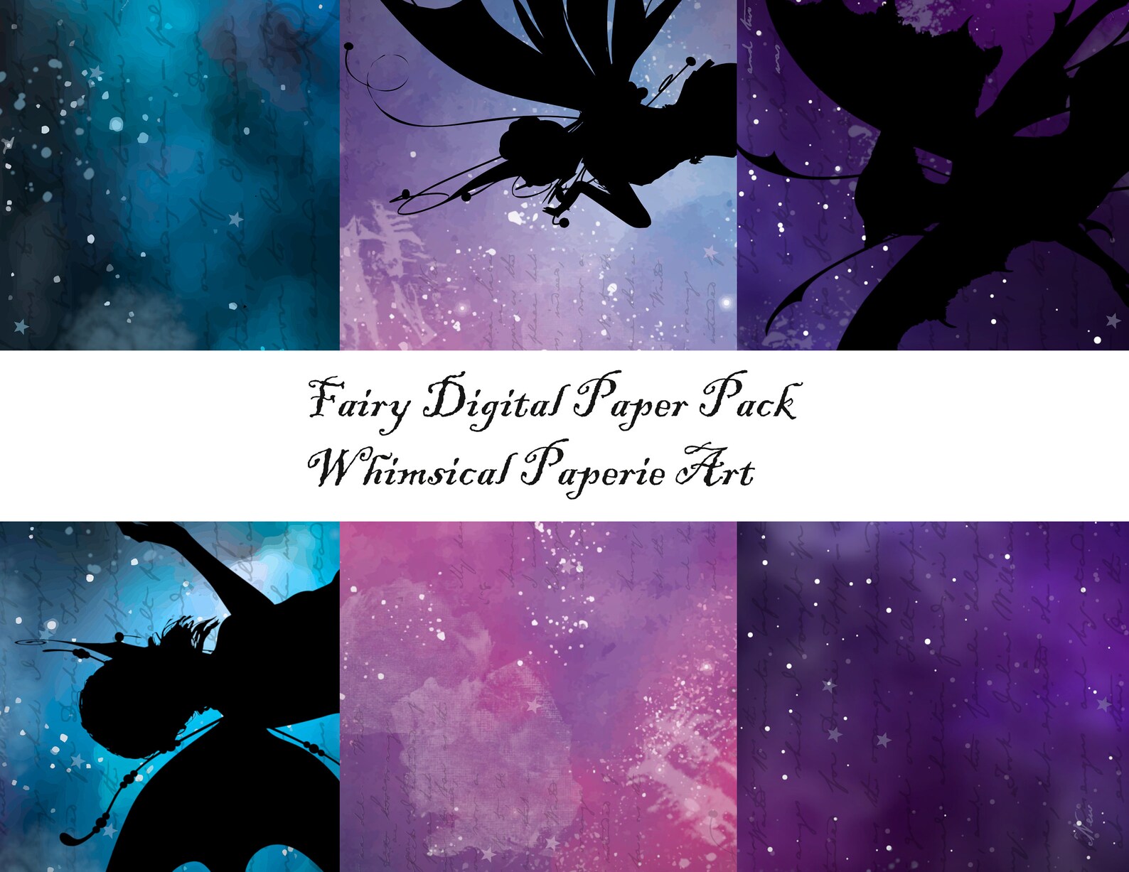 Fairy Digital Paper Printable Journal Pages Printable - Etsy