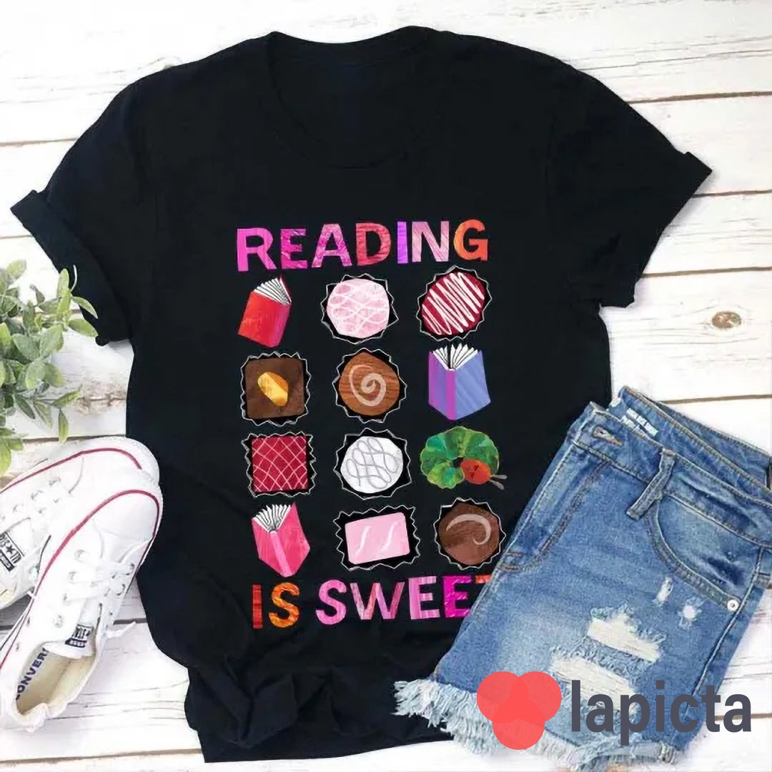 Reading is Sweet Teacher T-shirt, Book Shirt, Kindergarten Shirt ...