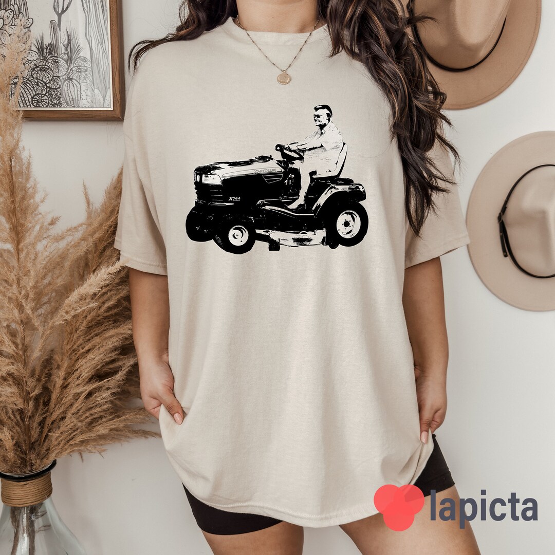 Lawn Mower Cool Vintage Tractor Country Music T-shirt, George Jones ...