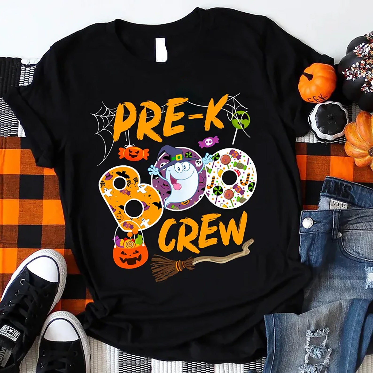 Pre-k Boo Crew T-shirt, Pre-k Shirt, Kindergarten Shirt, Funny ...