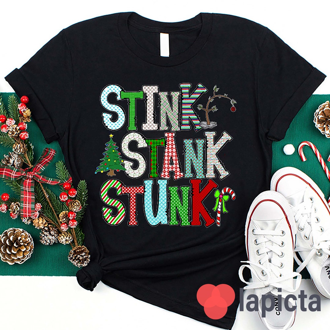 Stink Stank Stunk Candy Canes Teacher T-shirt, Funny Candy Shirt, Funny ...