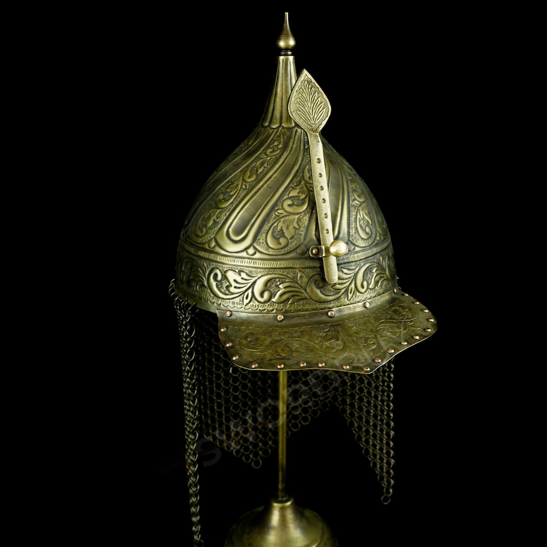 Ottoman War Helmet Turkish War Helmet Handmade War Helmet Medieval - Etsy