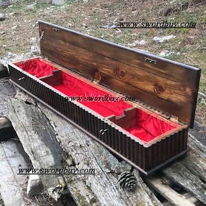 Sword Box, Handmade Patterned Sword Box, Gift Box, Wooden Box - Etsy