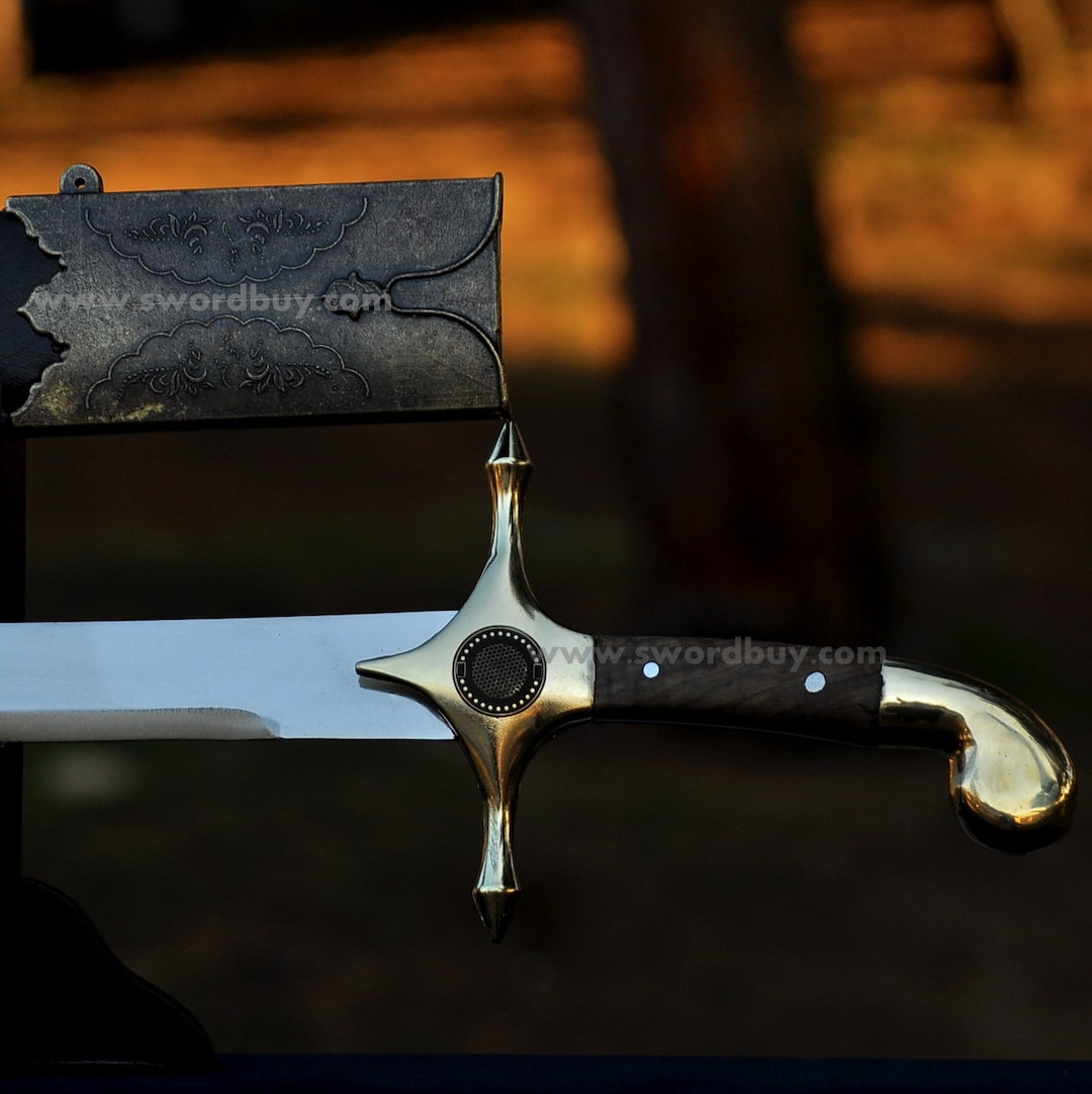 Turkish Sword With Scabbard, Handmade Sword, Swords From Movies, Gift ...