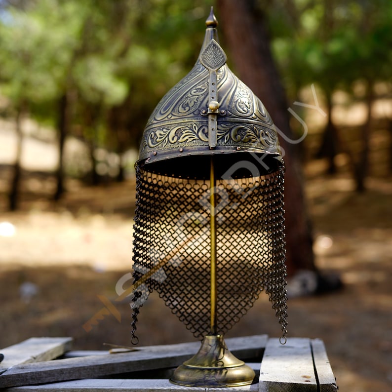 Elmo da guerra ottomano Elmo da guerra turco Elmo da guerra - Etsy Italia