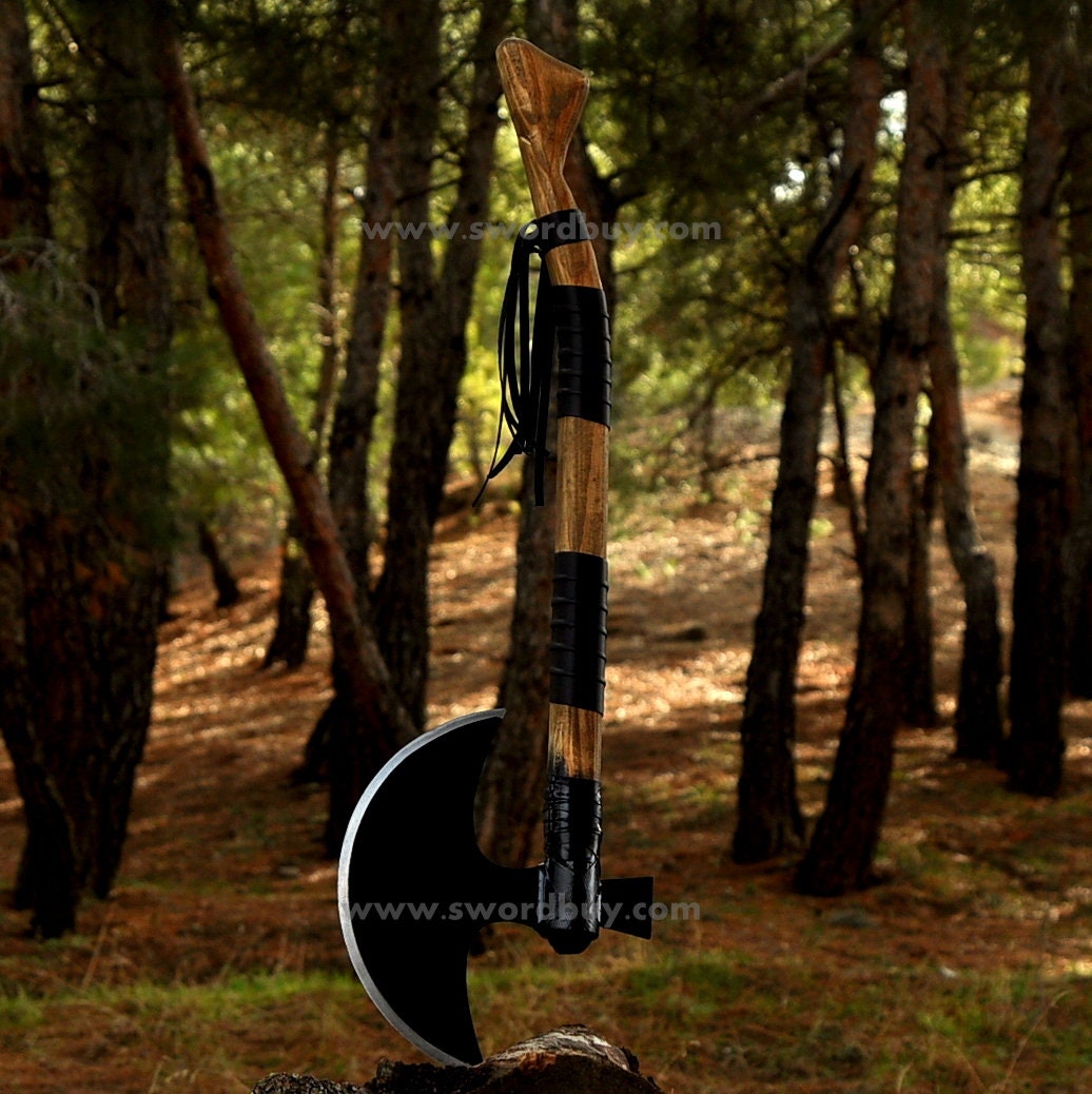 Turgut Alp Axe with Cover Dirilis Ertugrul Turkish Axe | Etsy