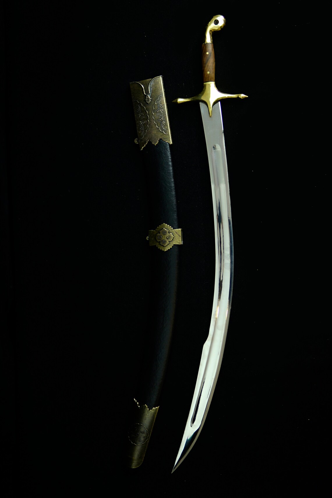 Kilij Sword Turkish Slotted Curved Sword Handmade Turkish | Etsy