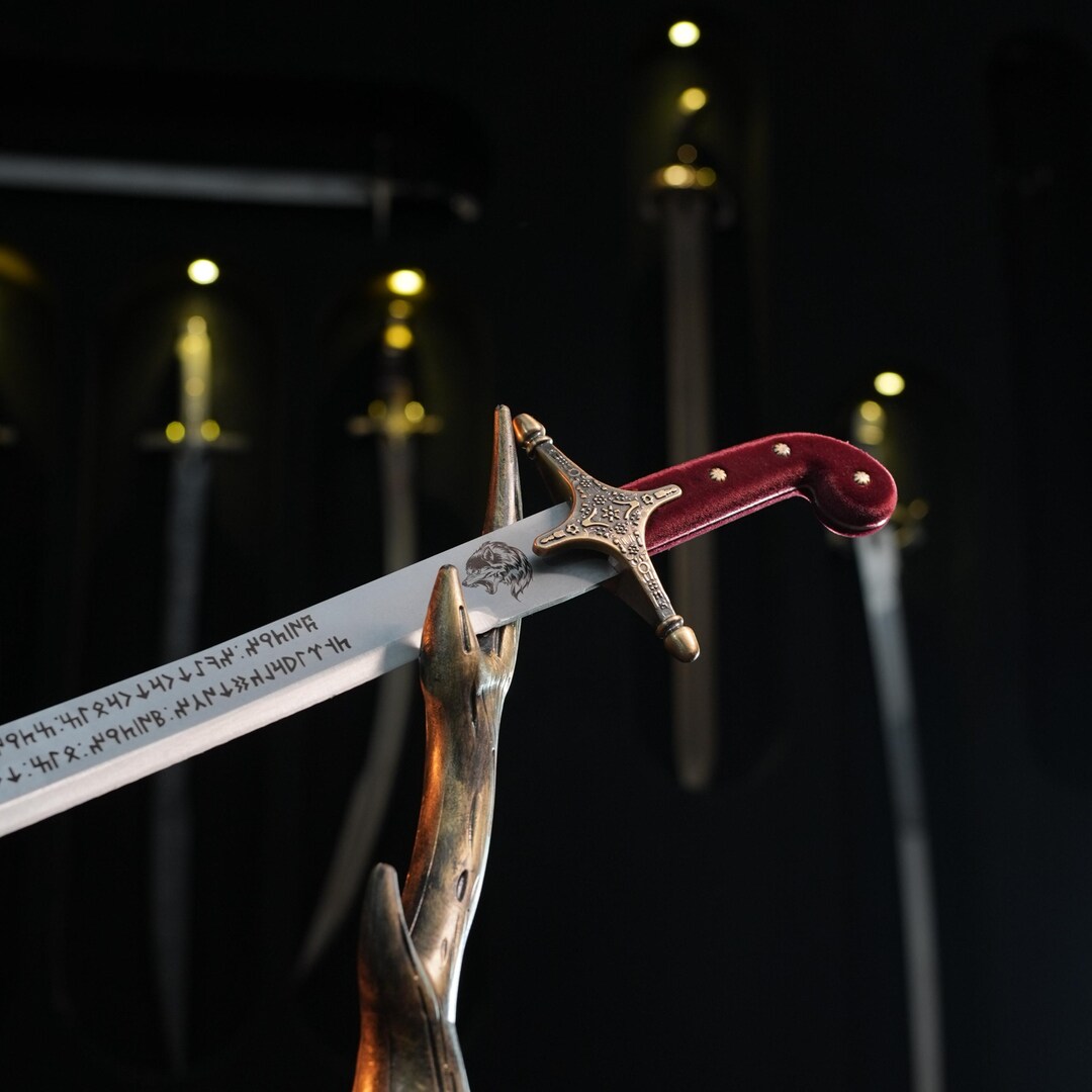 Handmade Gokturk Sword: Collectible Sword With Stand - Etsy